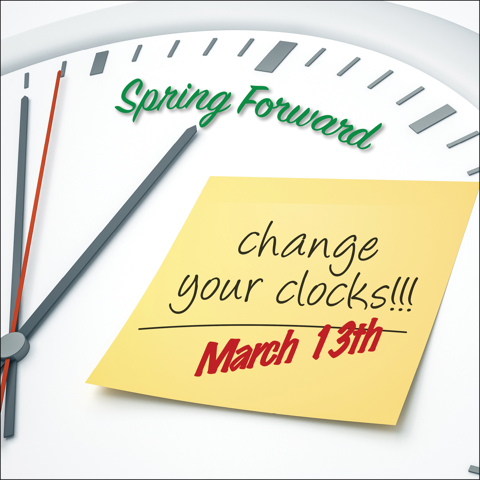 Spring Forward on March 13th - Foreman's General Store