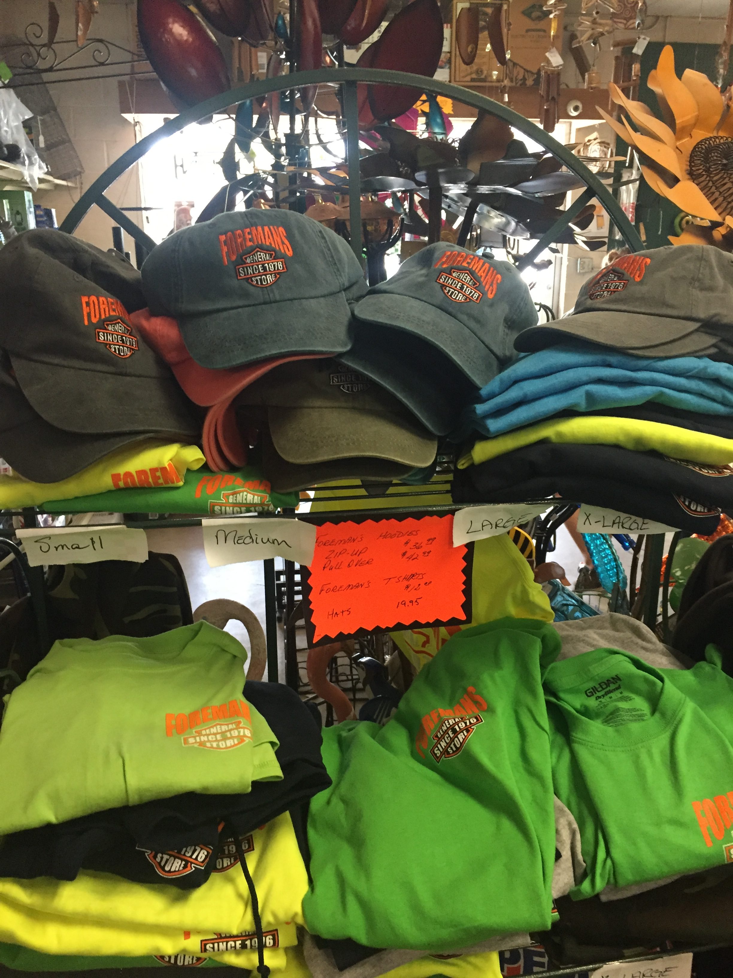 Custom Foreman's Logo Shirts, Hats, Hoodies - Foreman's General Store